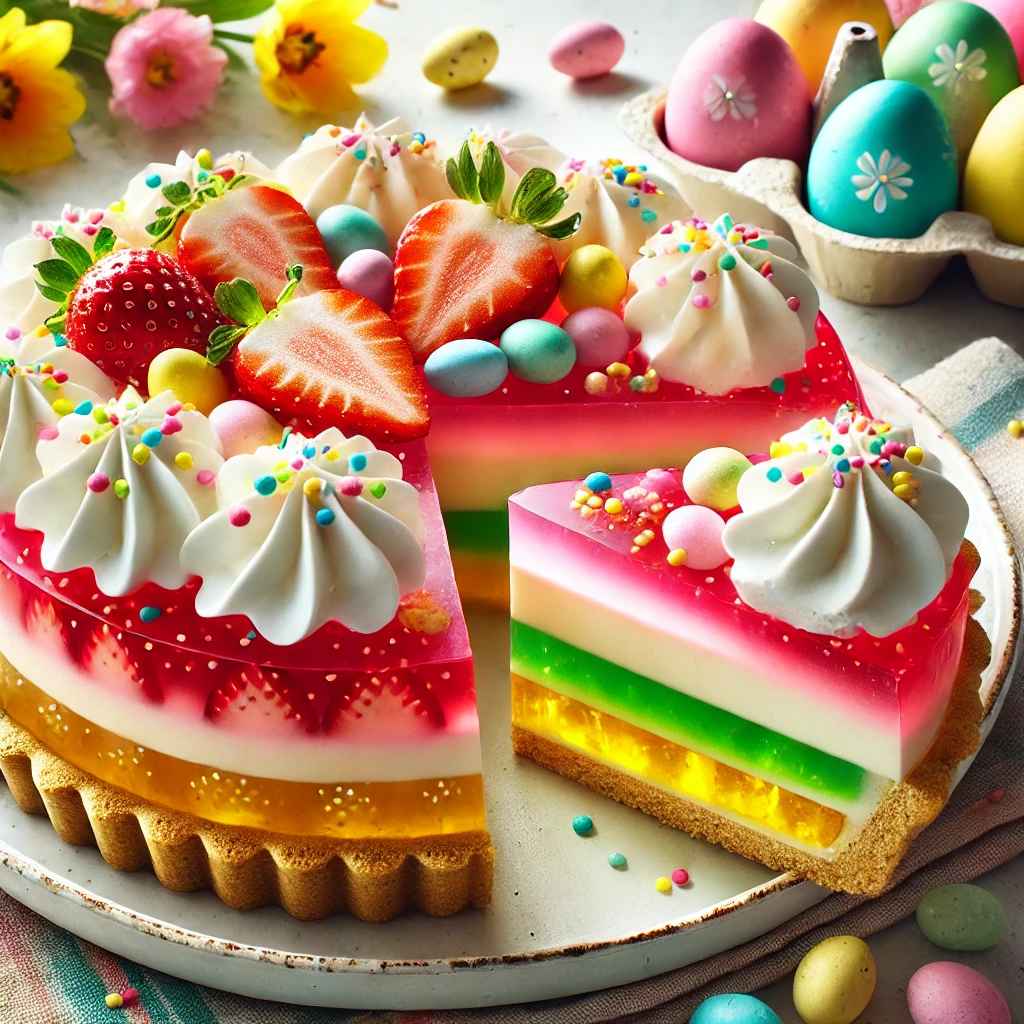 How to Make the Prettiest Easter Jello Pie in Just 15 Minutes!